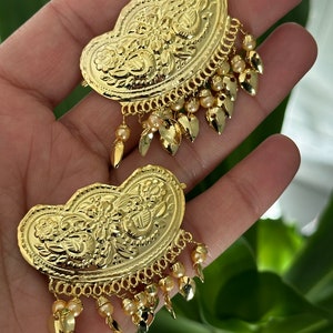 Punjabi Traditional Piple Patti Hair Pins/punjabi Hair Accessories/gold ...