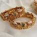 Antique Gold Kade Bangles Jhumka Gajre Stone /indian Bangles/punjabi ...