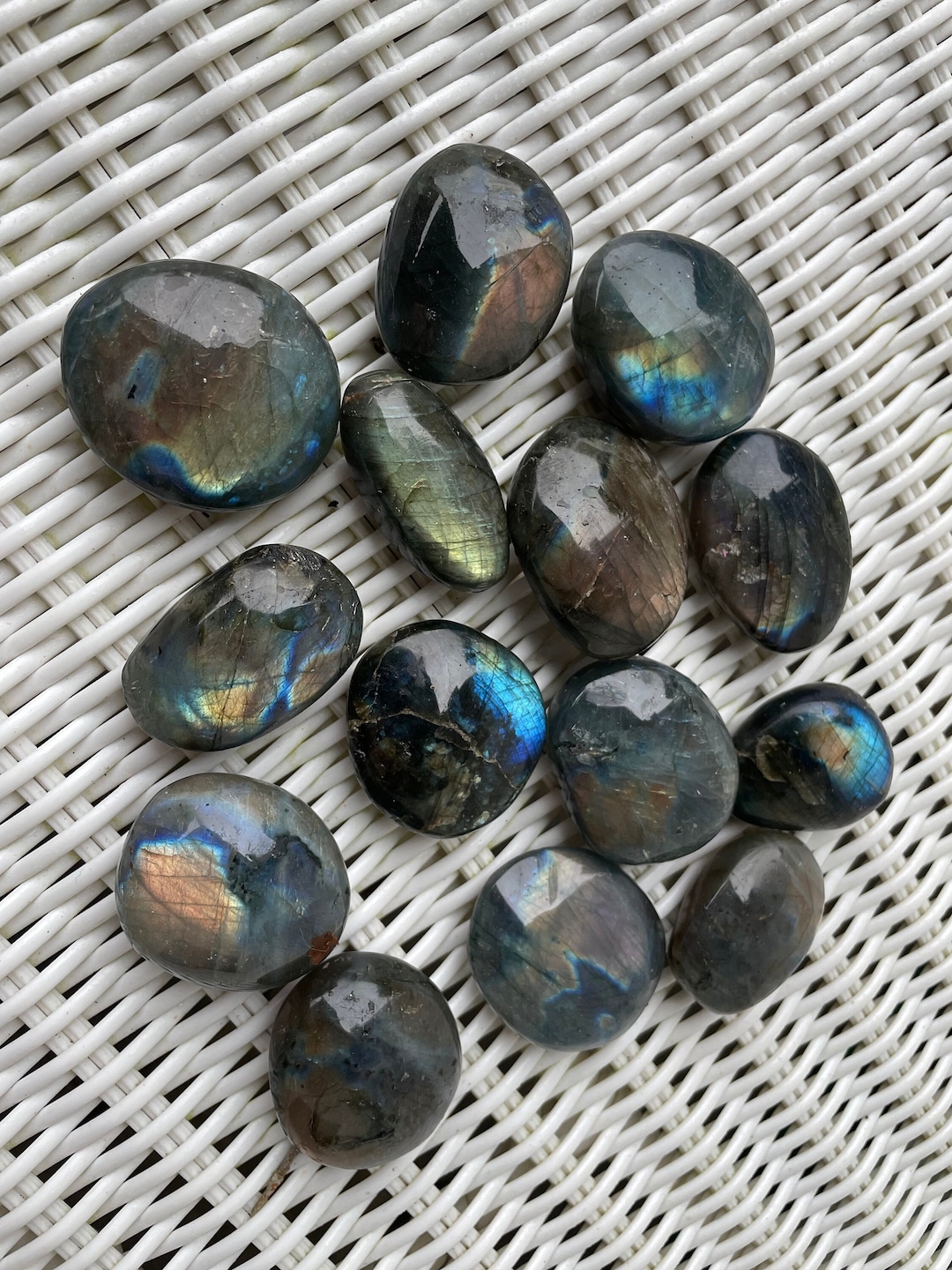 Labradorite Tumbled Stones - Etsy