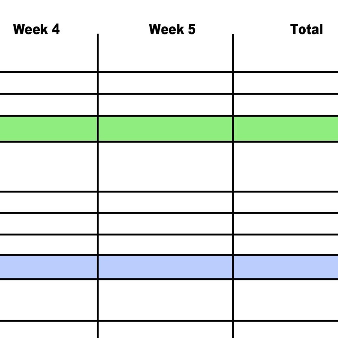 Monthly Cash Flow Chart - Etsy