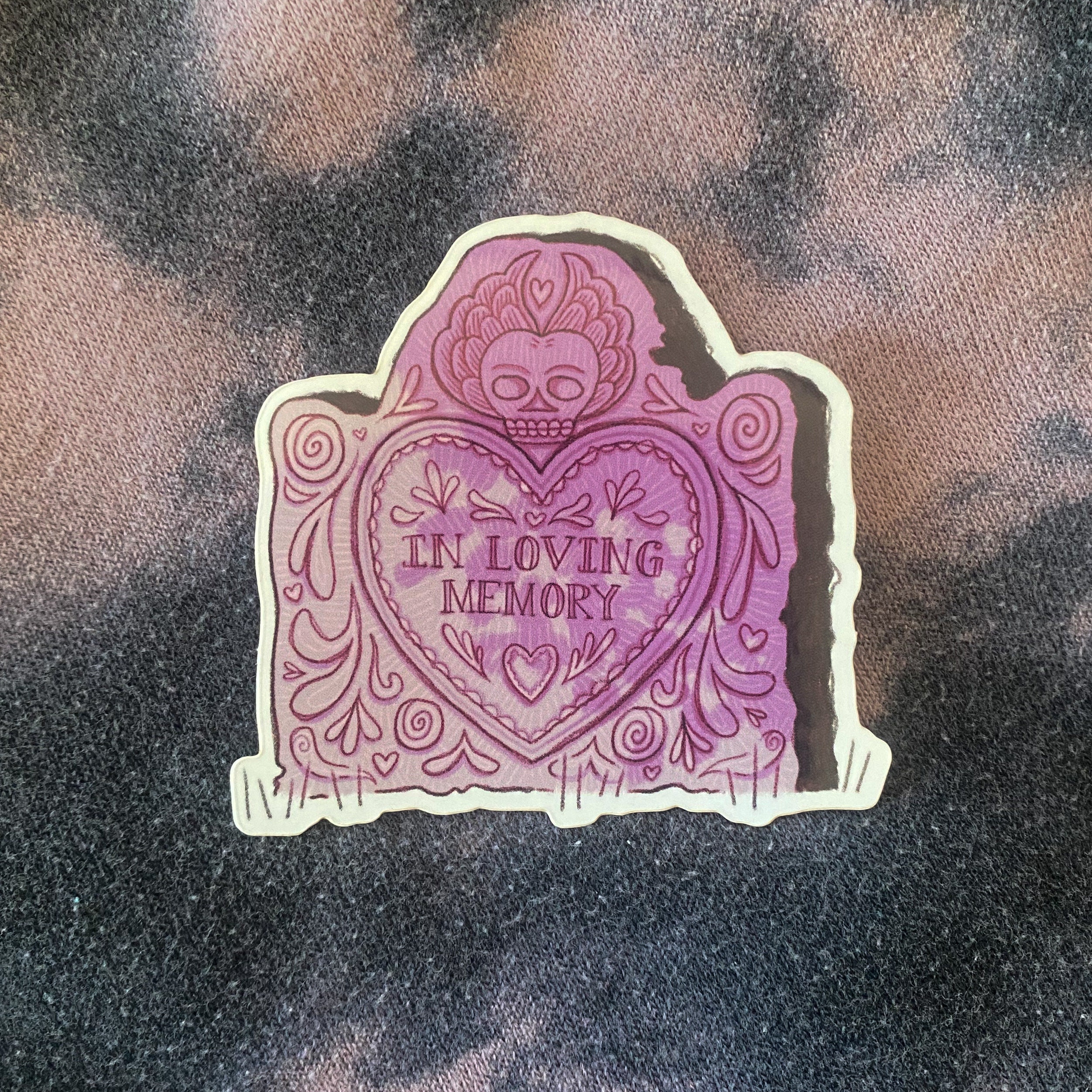 IN LOVING MEMORY Vinyl Sticker - Etsy