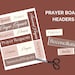 Printable Prayer Board, Prayer Board Kit, Prayer Request Cards ...