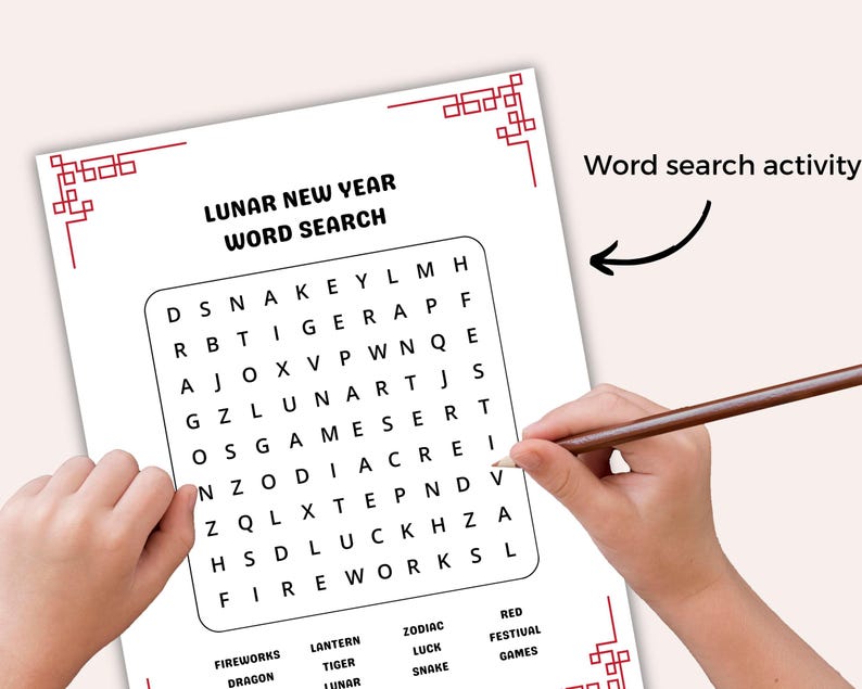 2025 Lunar New Year Kids Activity Bundle, Year of the Snake, Chinese ...