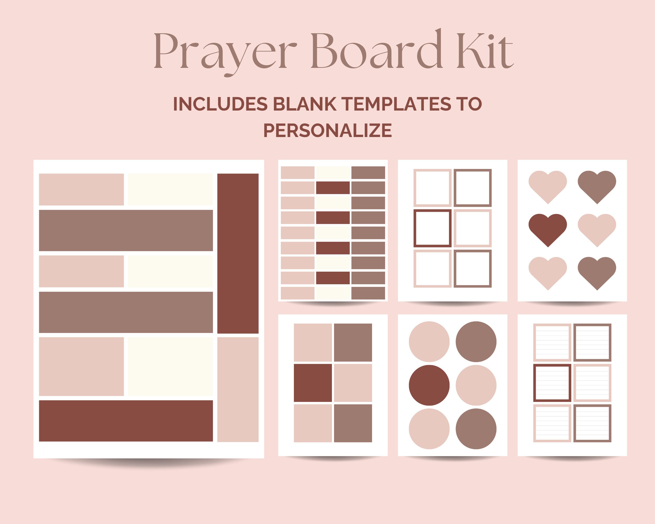 Printable Prayer Board, Prayer Board Kit, Prayer Request Cards ...