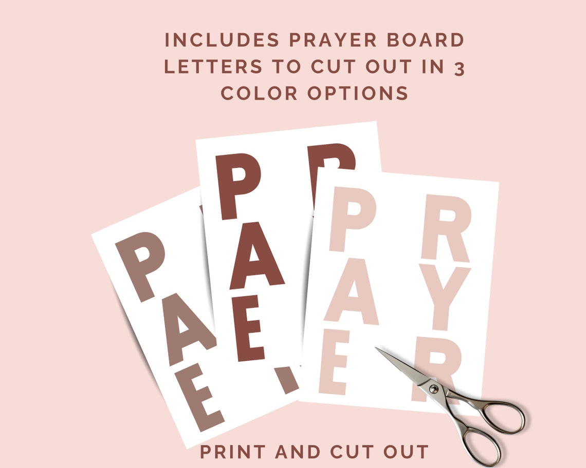 Printable Prayer Board, Prayer Board Kit, Prayer Request Cards ...
