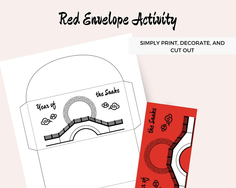 2025 Lunar New Year Kids Activity Bundle, Year of the Snake, Chinese ...