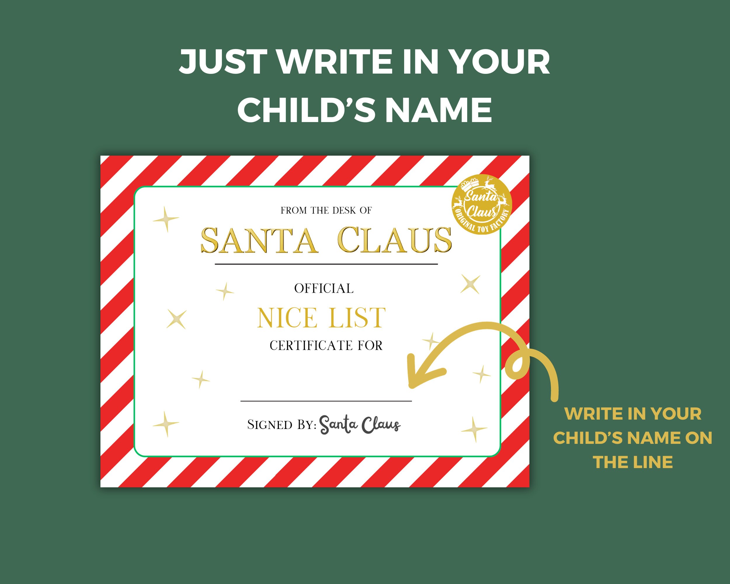 Letter From Santa, Secret Santa Ideas, Santa Letters, Nice List ...