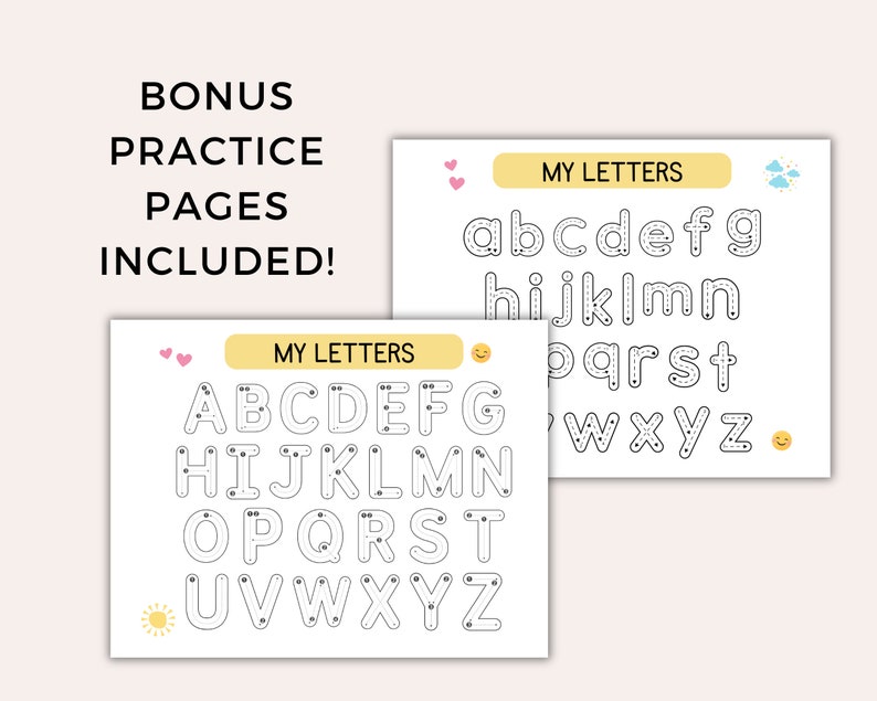 Handwriting Practice, Custom Name Tracing Sheet, Personalized Tracing ...