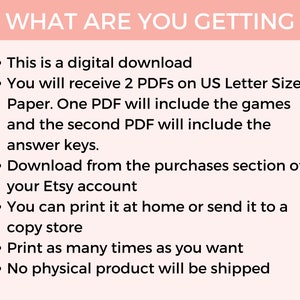 Easter Game Bundle, Easter Activity Pack, Printable Easter Games for ...