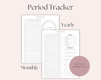 Period Tracker Printable, Period Journal, Period Calendar, Period ...