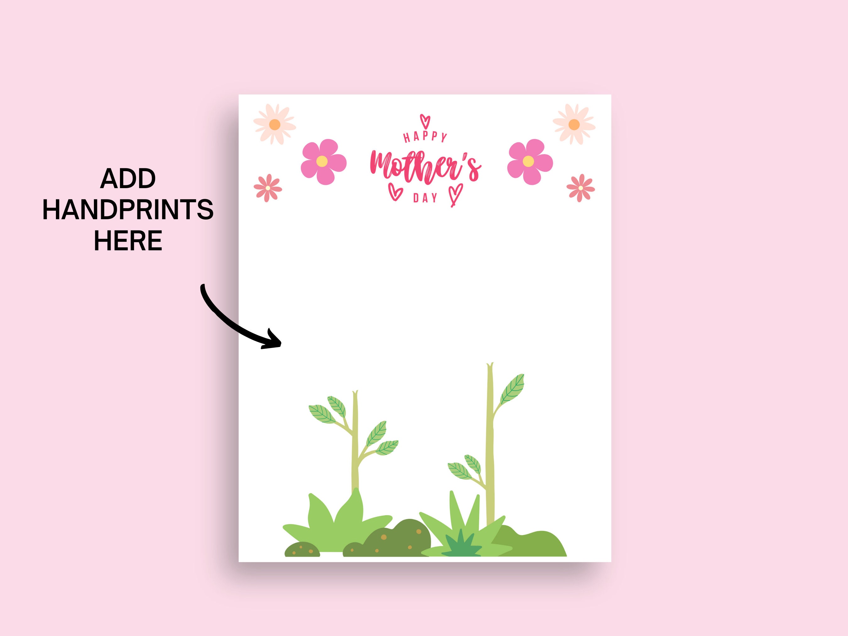 Mother's Day Handprint Art for Kids, Mother's Day Craft Activities ...