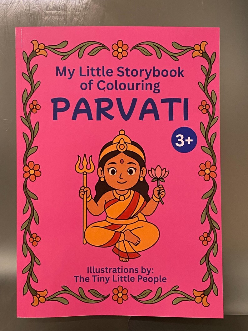 Goddess Parvati Colouring Storybook - Hindu Mythology With Moral, for ...