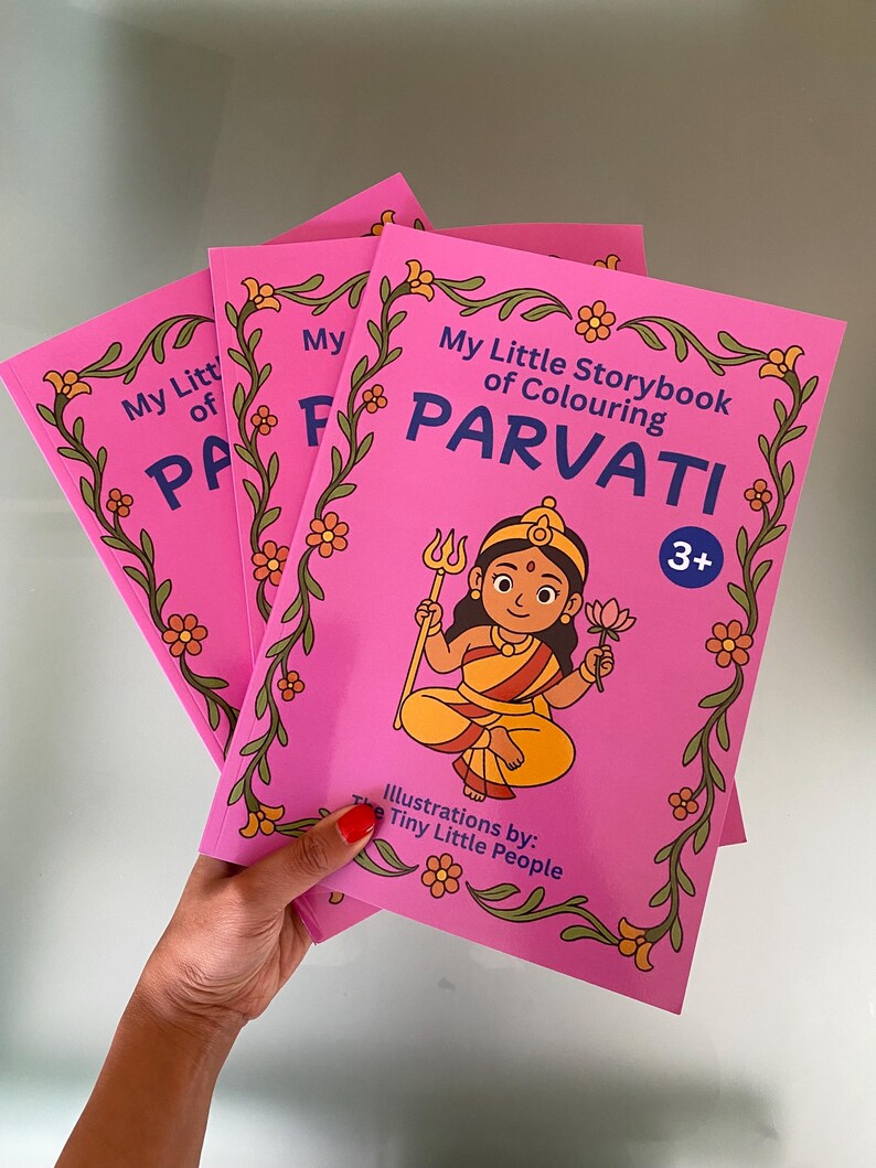 Goddess Parvati Colouring Storybook - Hindu Mythology With Moral, for ...
