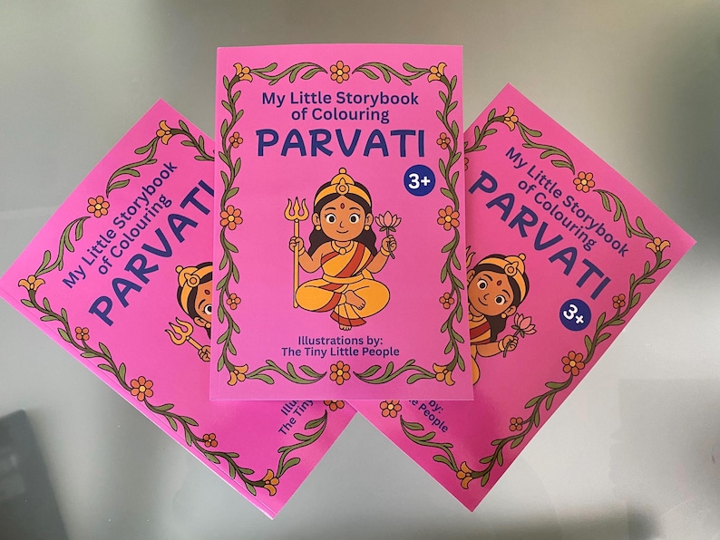 Goddess Parvati Colouring Storybook - Hindu Mythology With Moral, for ...