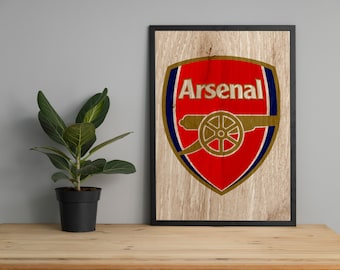 Arsenal Wooden Wall Art - Etsy