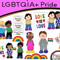 LGBTQIA Pride Clip Art Borders - Etsy