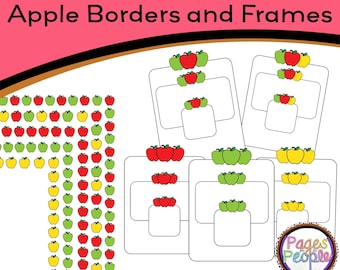 Frames and Borders Fall Clip Art –chalkstar Graphics - Etsy