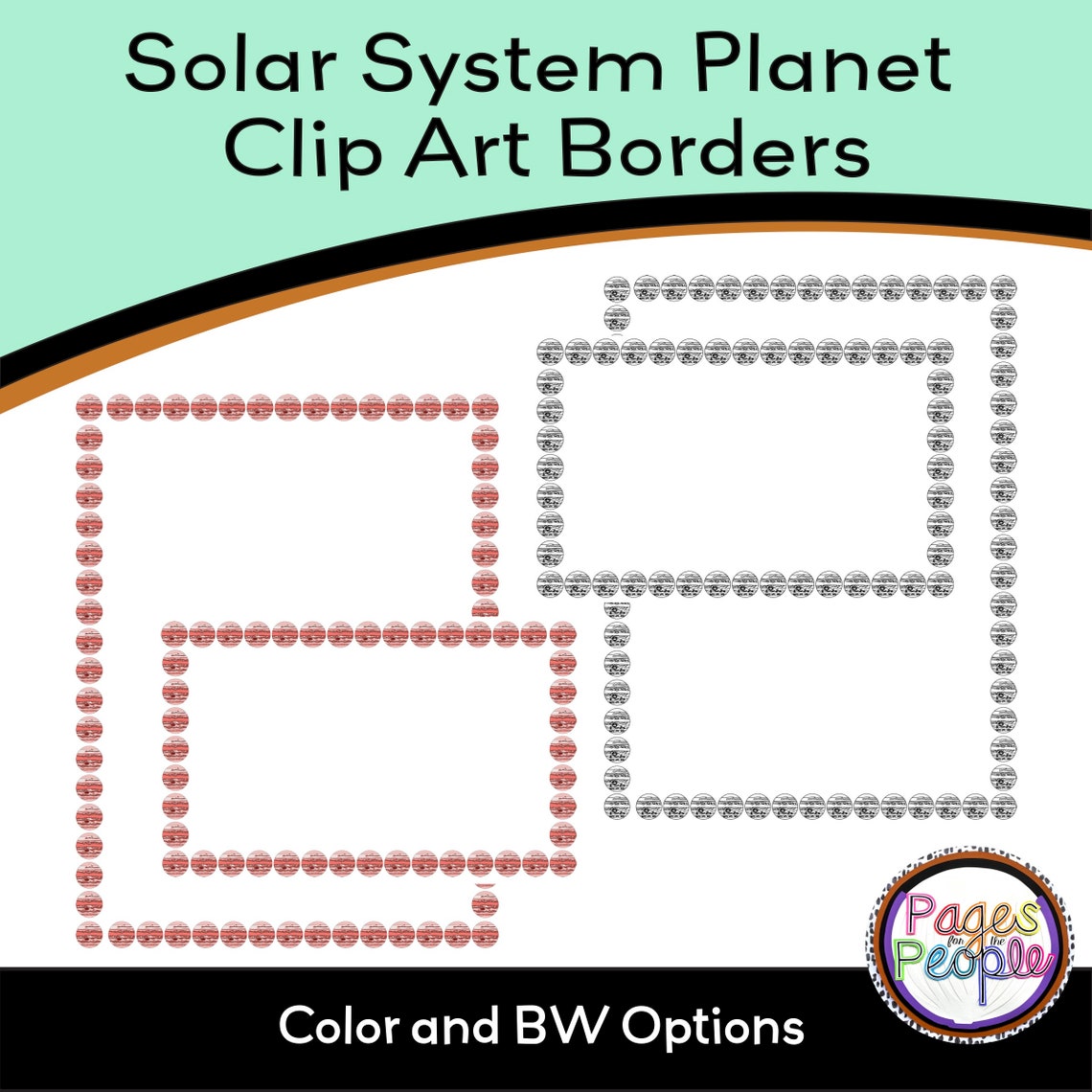 Solar System Planet Borders - Etsy
