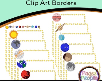Solar System Planet Borders - Etsy