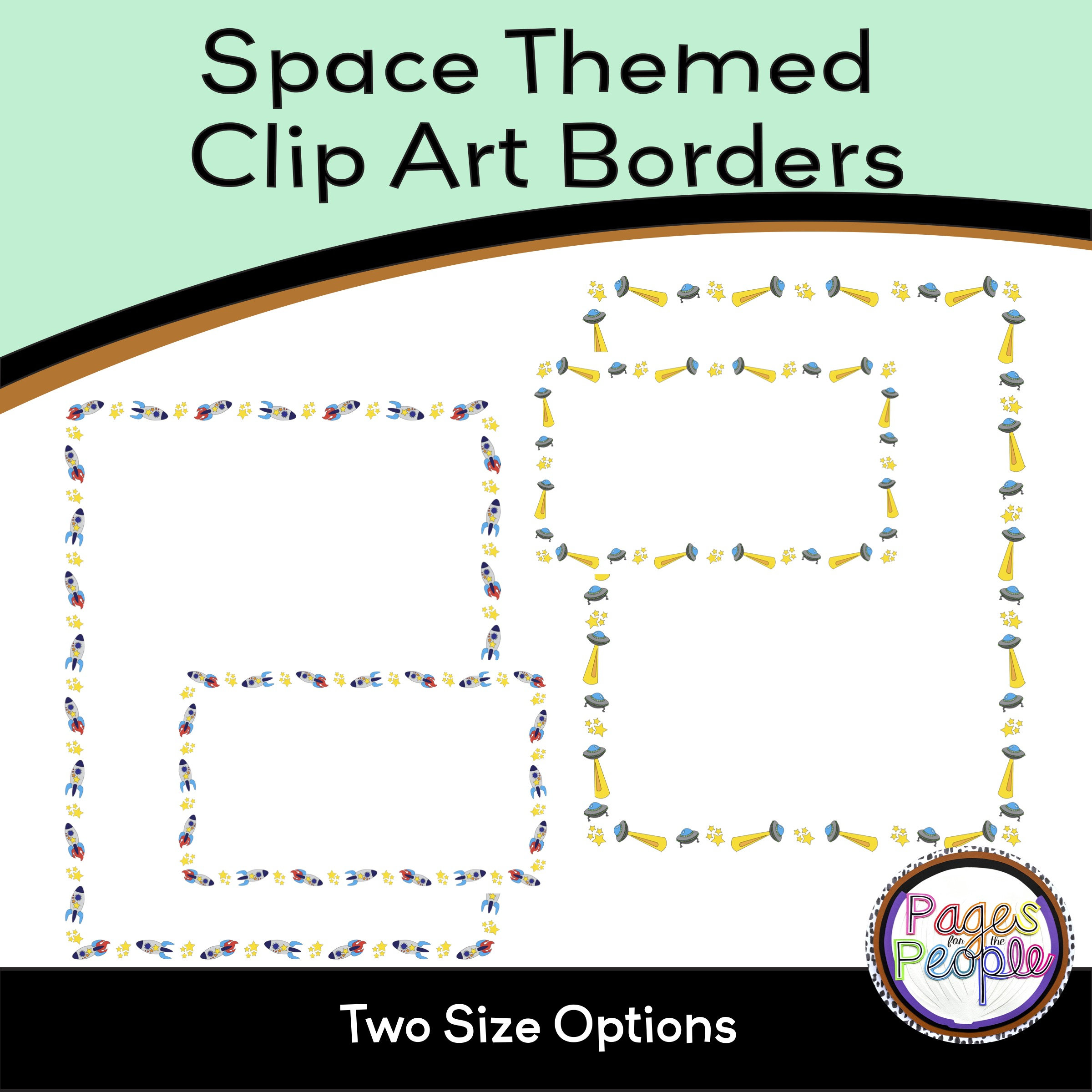 Space Themed Clip Art Borders - Etsy