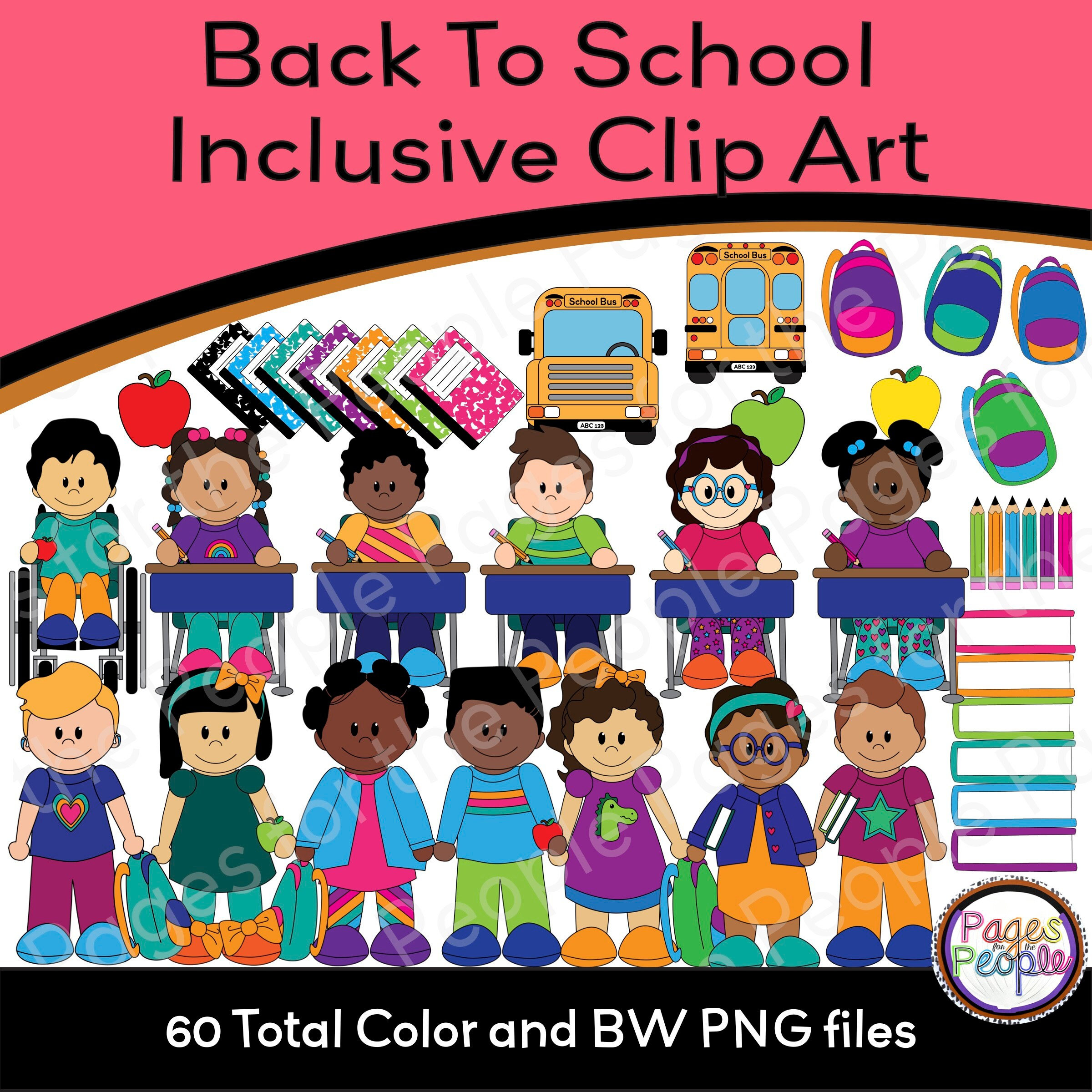 Inclusion Classroom Clipart