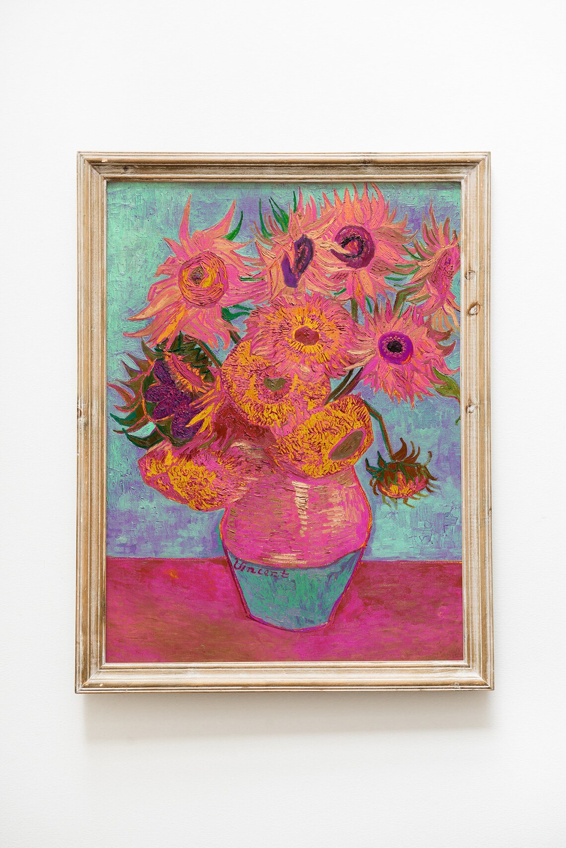 Pink Themed Gallery Wall Set of 7 Famous Paintings Digital - Etsy