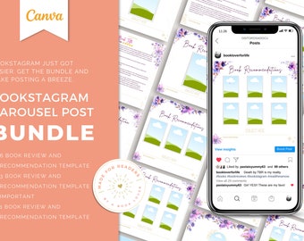 Carousel Book Template - Etsy