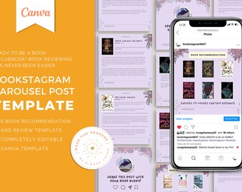 Carousel Book Template - Etsy