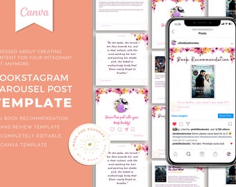 Carousel Book Template - Etsy