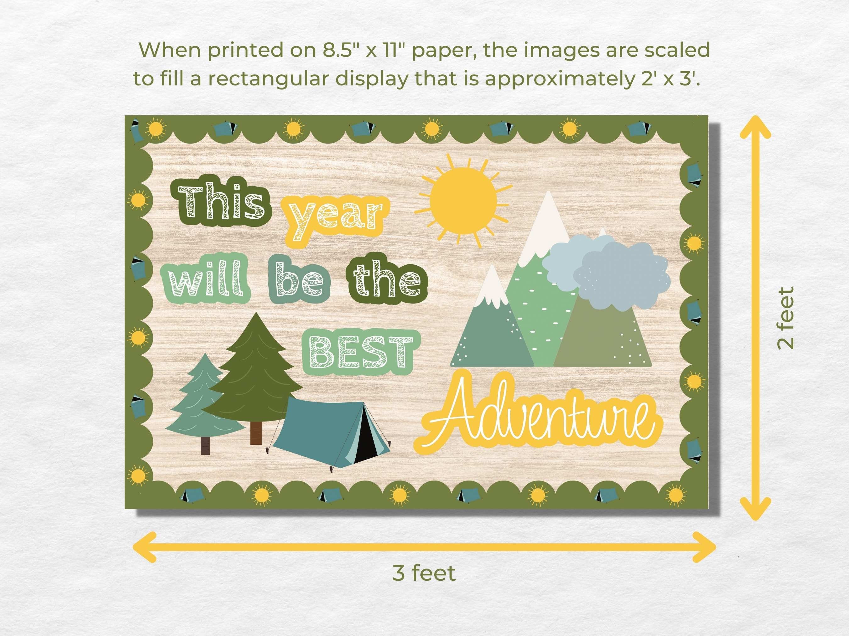 Adventure Bulletin Board Set - Etsy