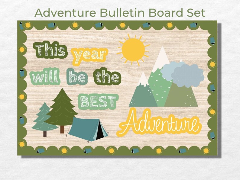 Adventure Bulletin Board Set - Etsy