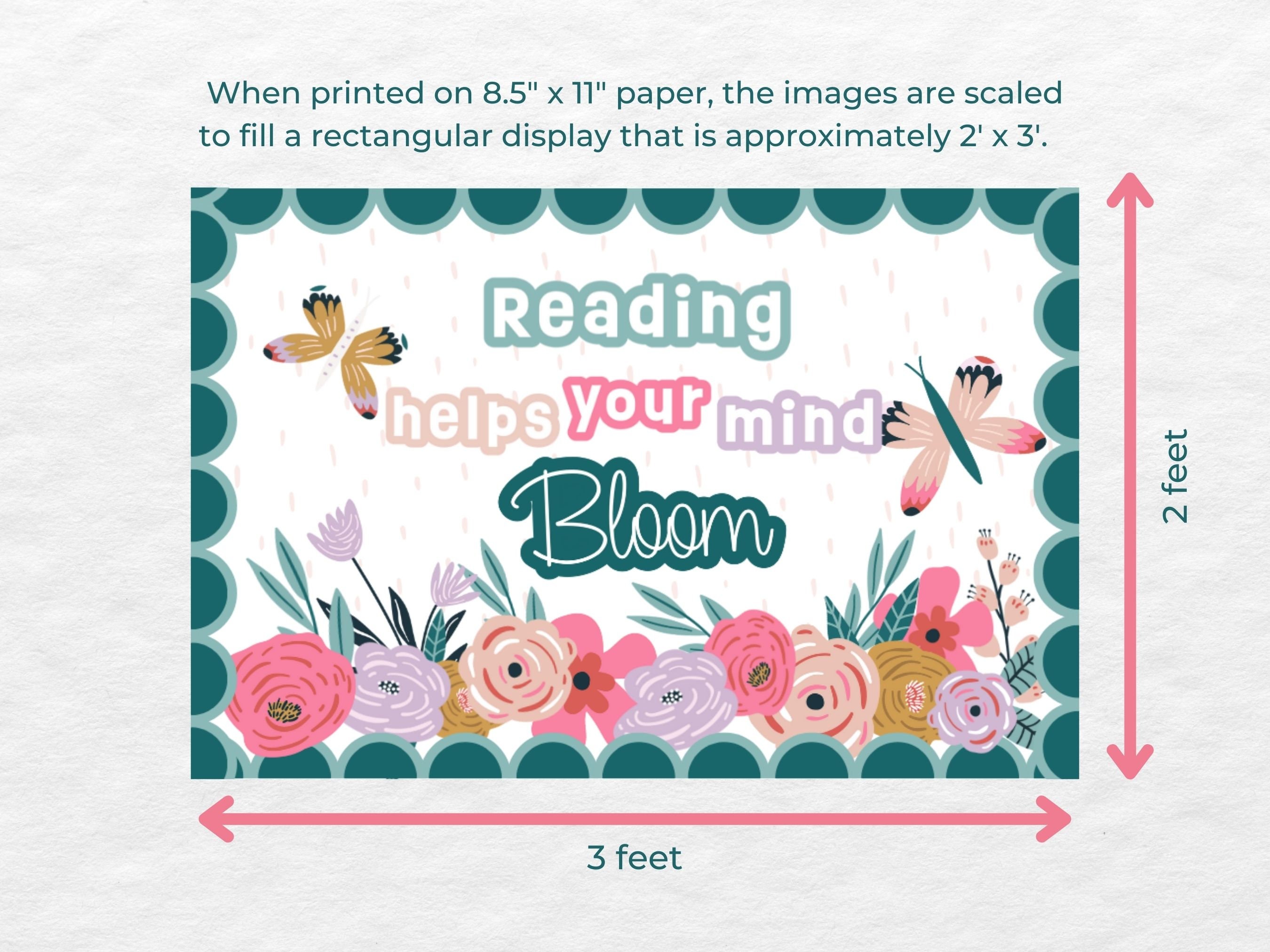 Bloom Bulletin Board Set - Etsy