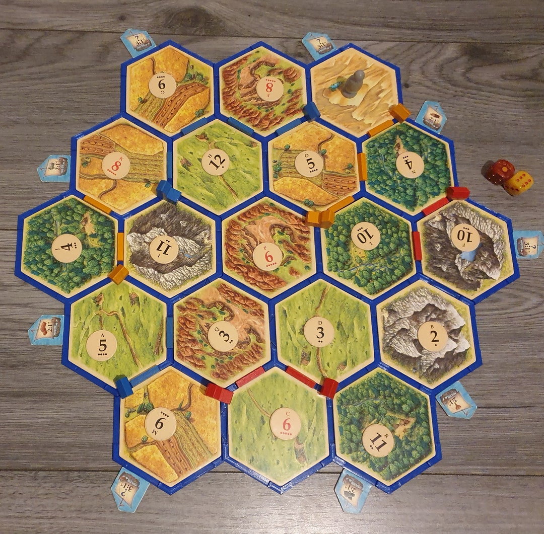 Settlers of Catan 3D Tile Holders - Etsy