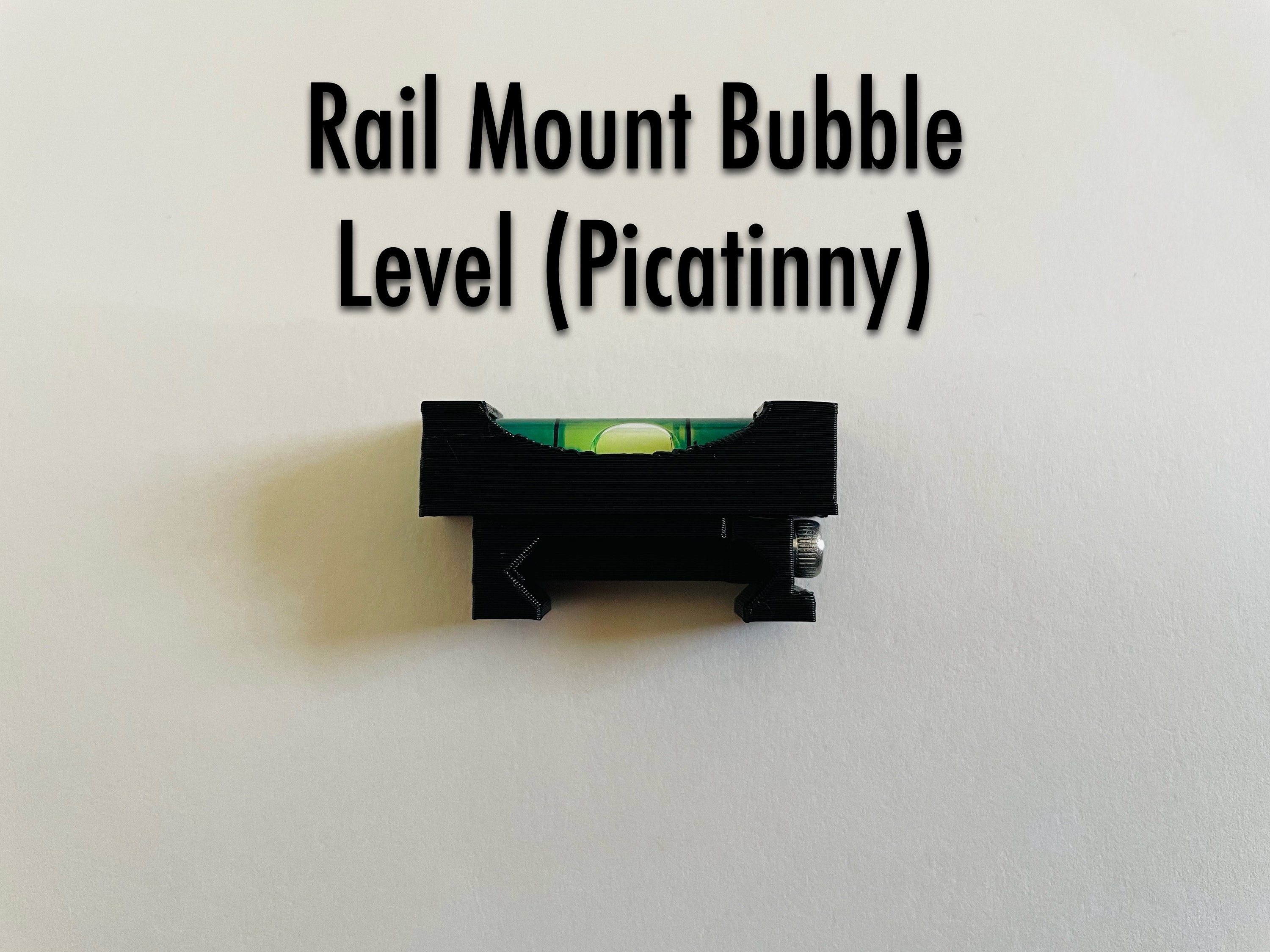 Rail Mount Bubble Level picatinny - Etsy