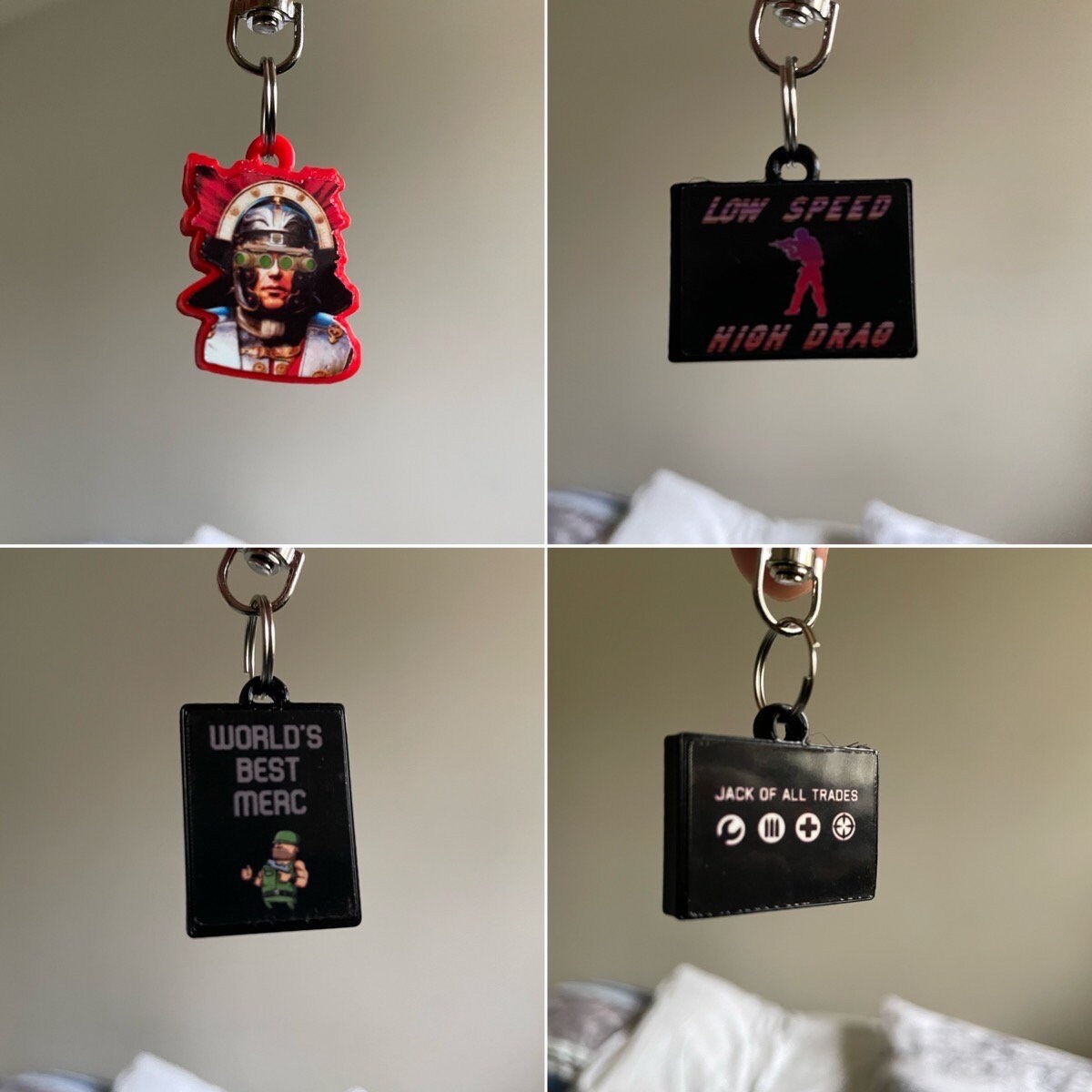 Tacticool Charmz Airsoft 2D Gun Charms pew Pew Lifestyle Series 2-pack ...