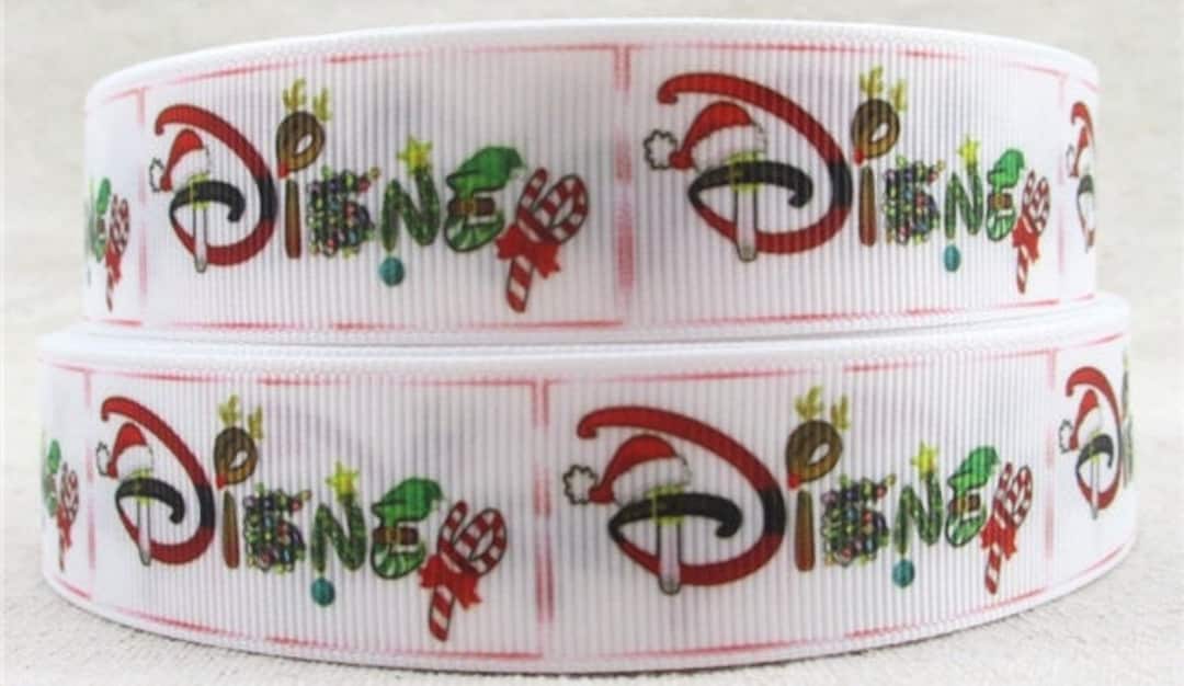 Disney Christmas Ribbon 1", 1.5", 2" High Quality Grosgrain Ribbon by ...