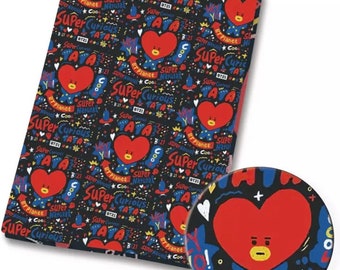 Bt21 Tata Fabric - Etsy