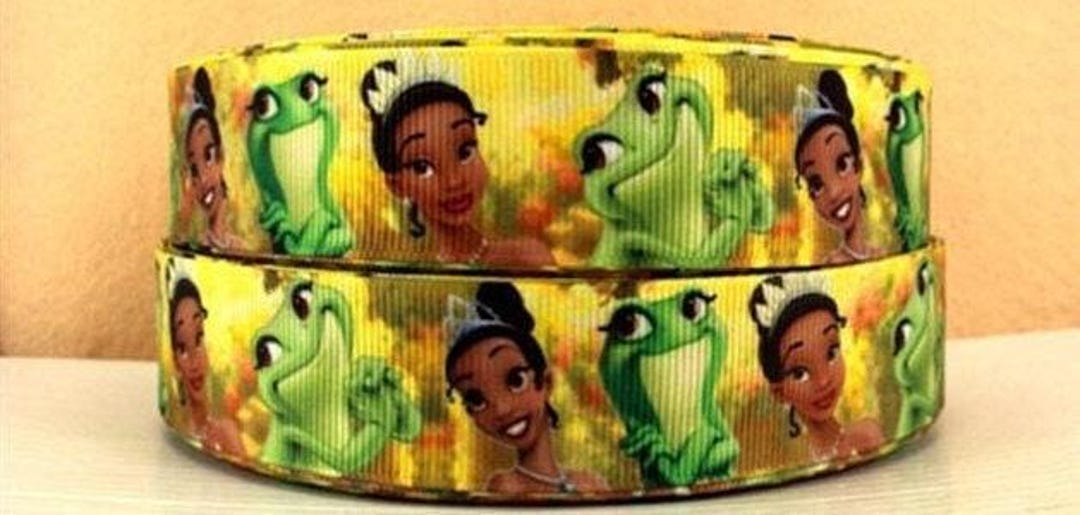 Disney Princess and the Frog Ribbon 1" High Quality Grosgrain Ribbon by ...