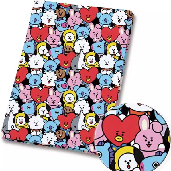 Kpop Cotton Fabric - Etsy