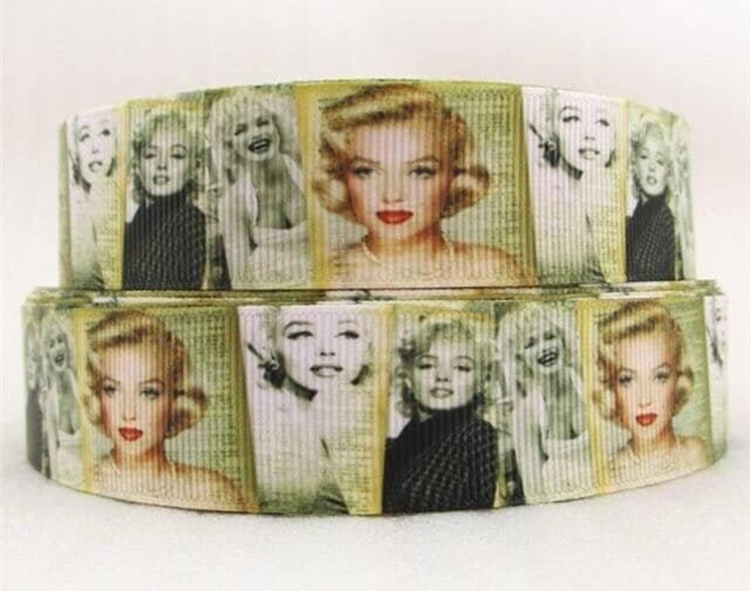 Marilyn Monroe Ribbon 1" High Quality Grosgrain Ribbon by the Yard ...