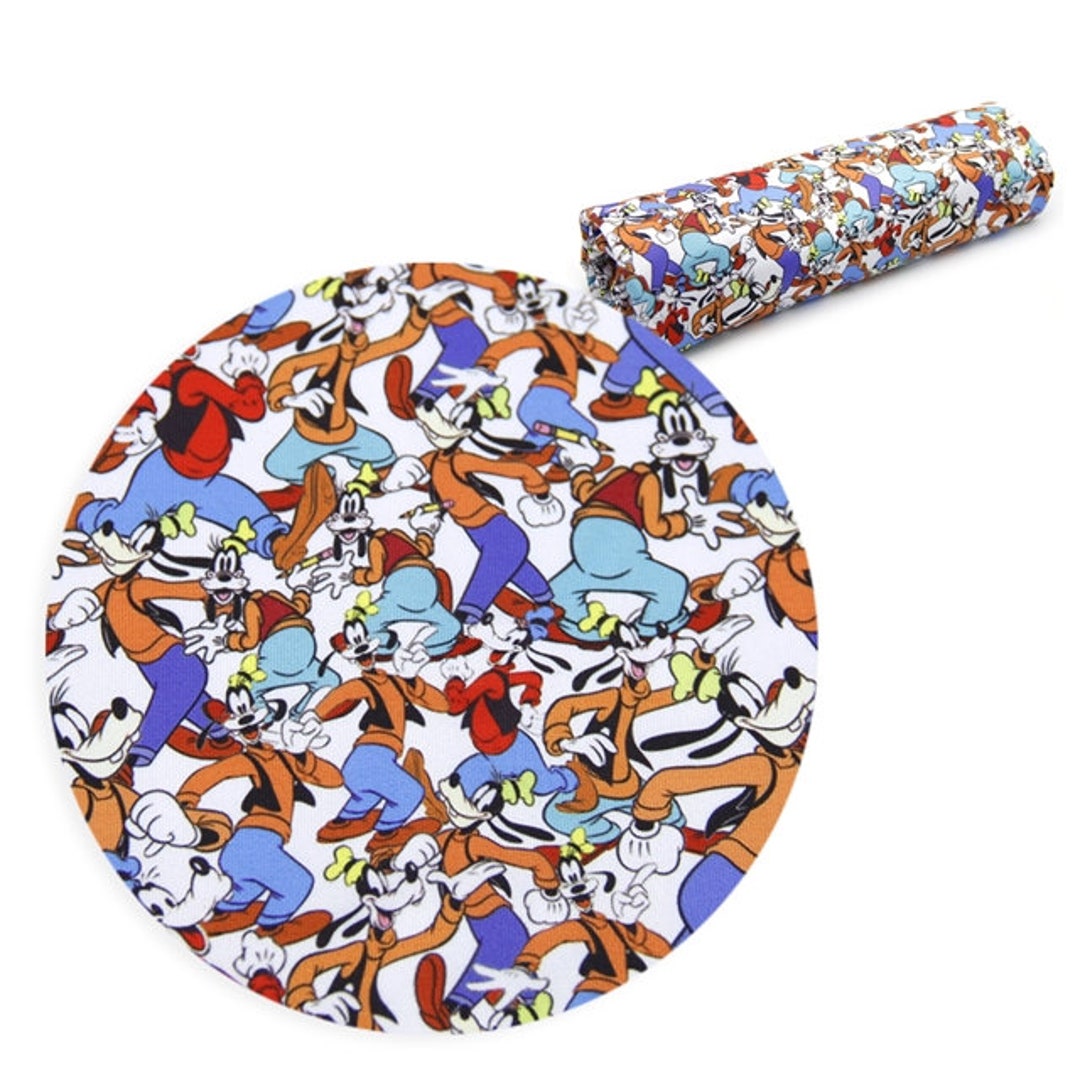 Disney Goofy Fabric 100% Cotton Fabric Fat Quarter Tumbler Cut Classic ...
