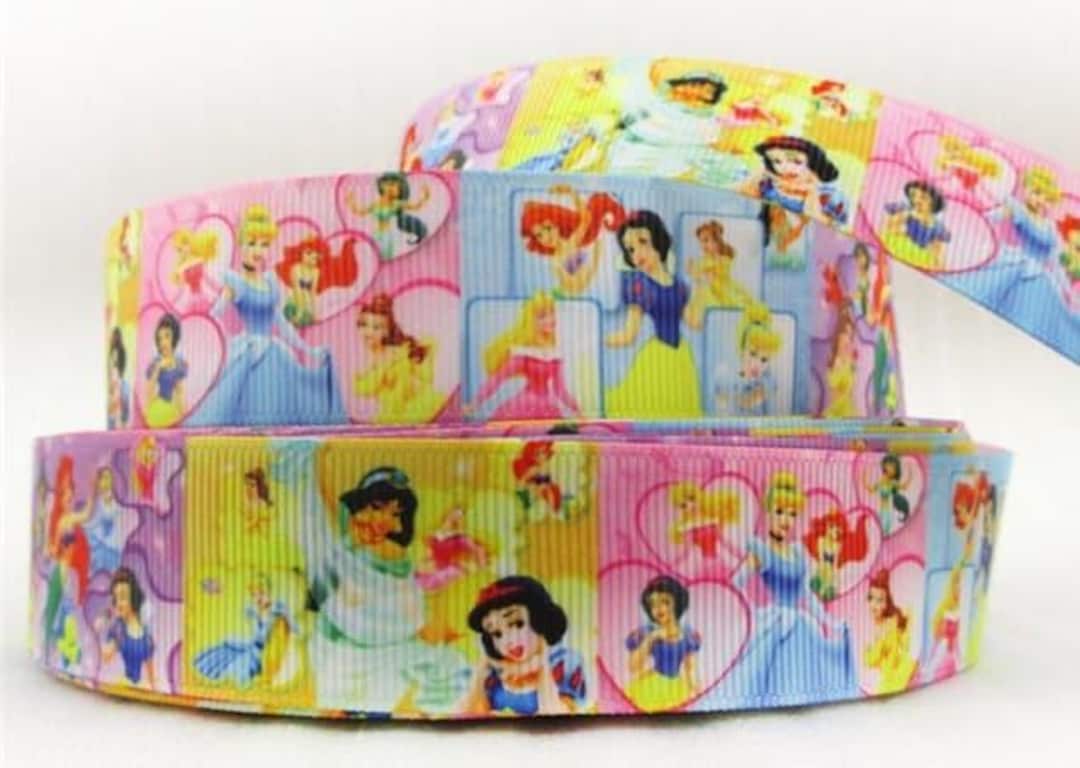 Disney Princess Ribbon 1" High Quality Grosgrain Ribbon by the Yard ...