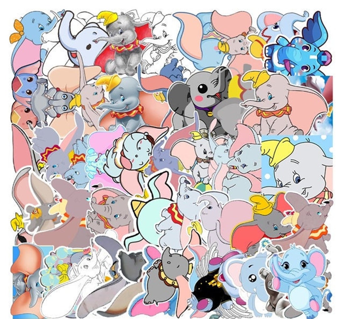 Disney Dumbo Inspired Sticker Packs Thumper Flower Water Resistant ...