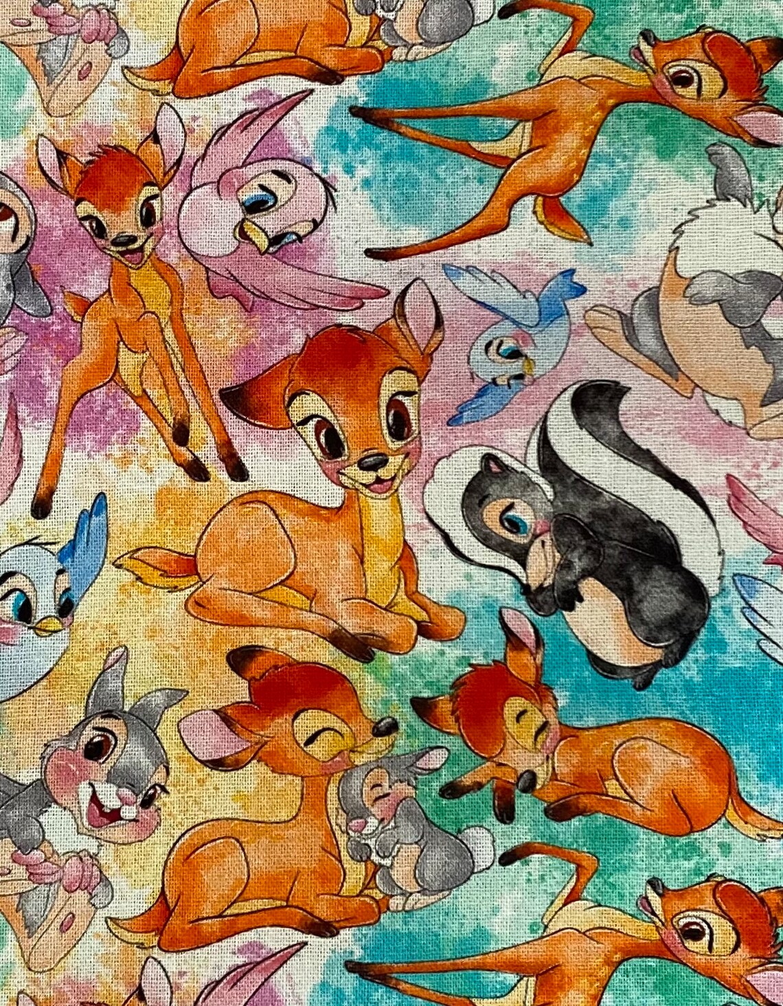 Disney Bambi Fabric 100% Cotton Fabric Fat Quarter Tumbler Cut - Etsy