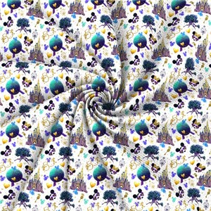 Disney 50th Anniversary Fabric 100% Cotton Fabric Fat Quarter Tumbler ...