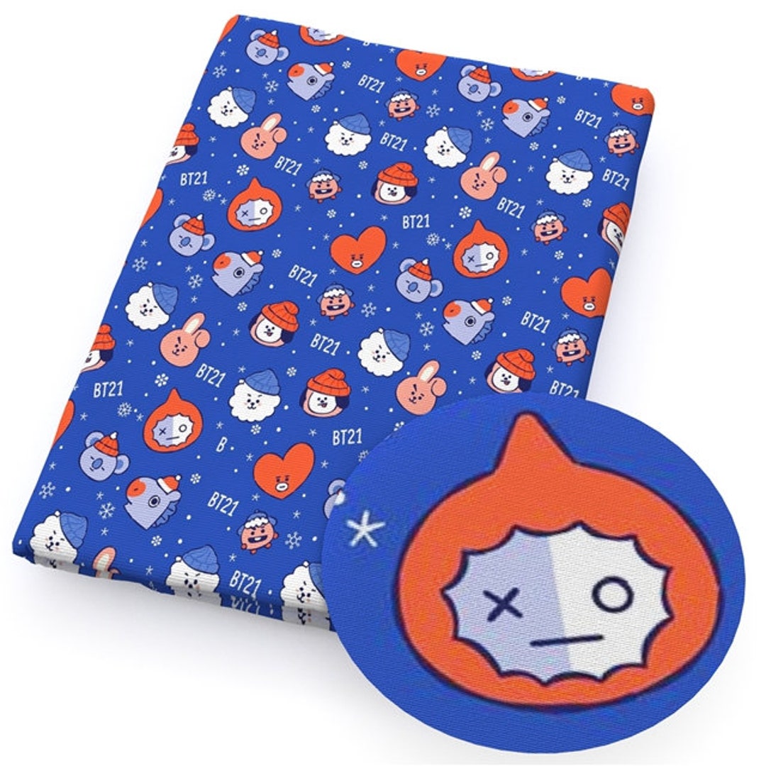 BTS Fabric Collage 100% Cotton Fabric Fat Quarter Tumbler Cut - Etsy