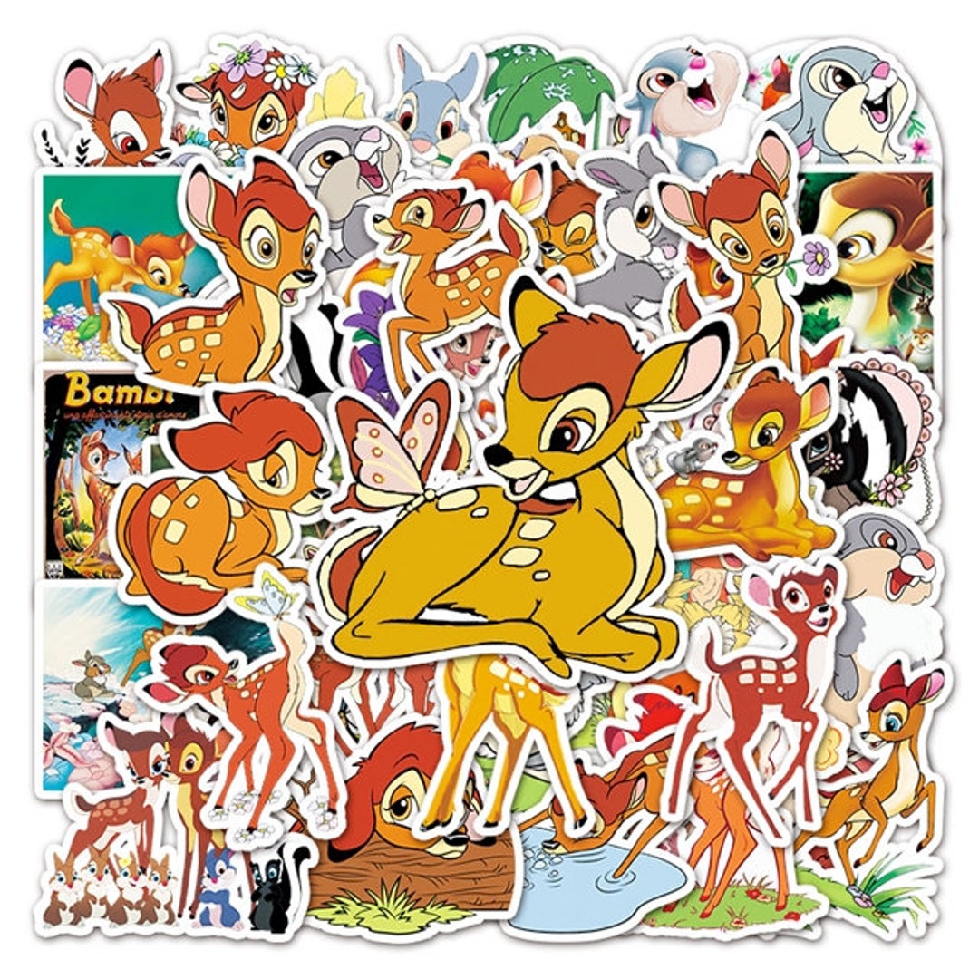 Disney Bambi Sticker Packs | Thumper Flower | Water Resistant | Disney ...