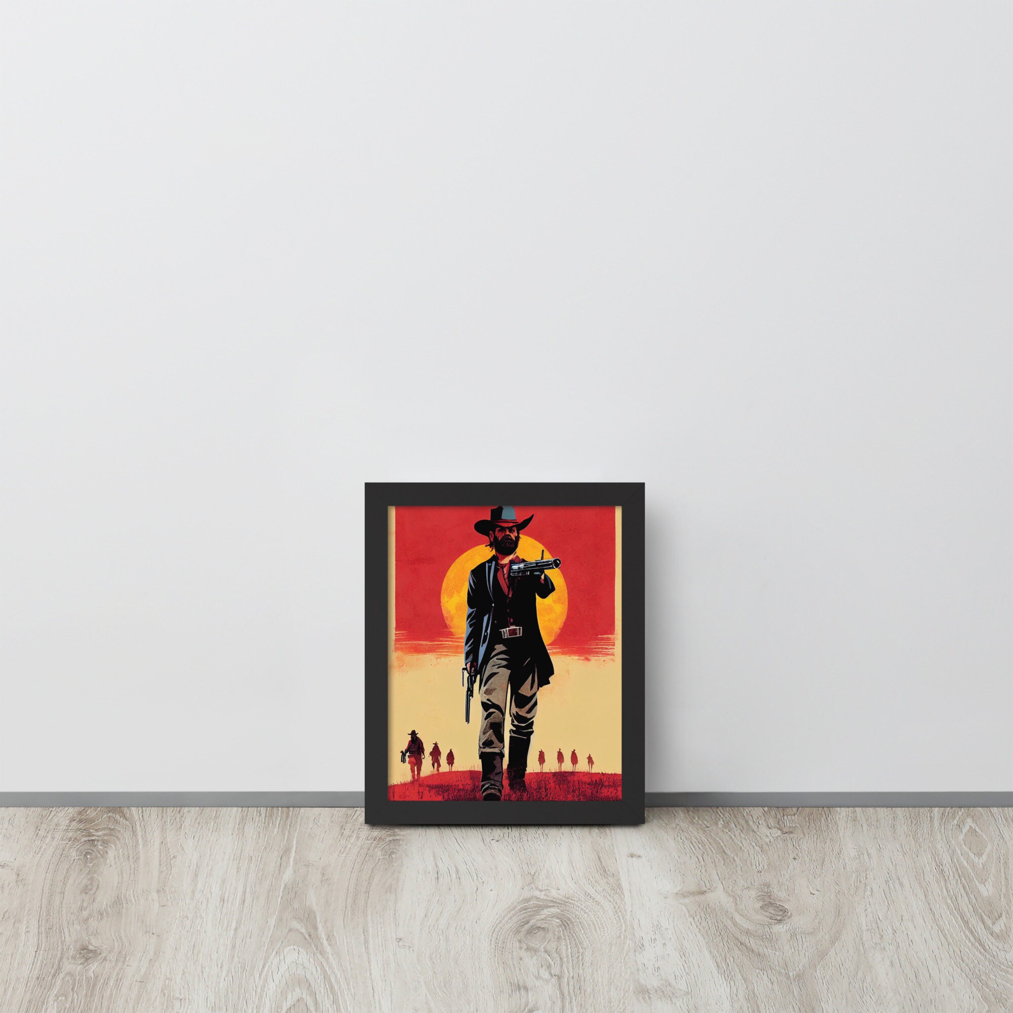 RDR2 Framed Framed Video Game Poster Print Desk Art Home - Etsy