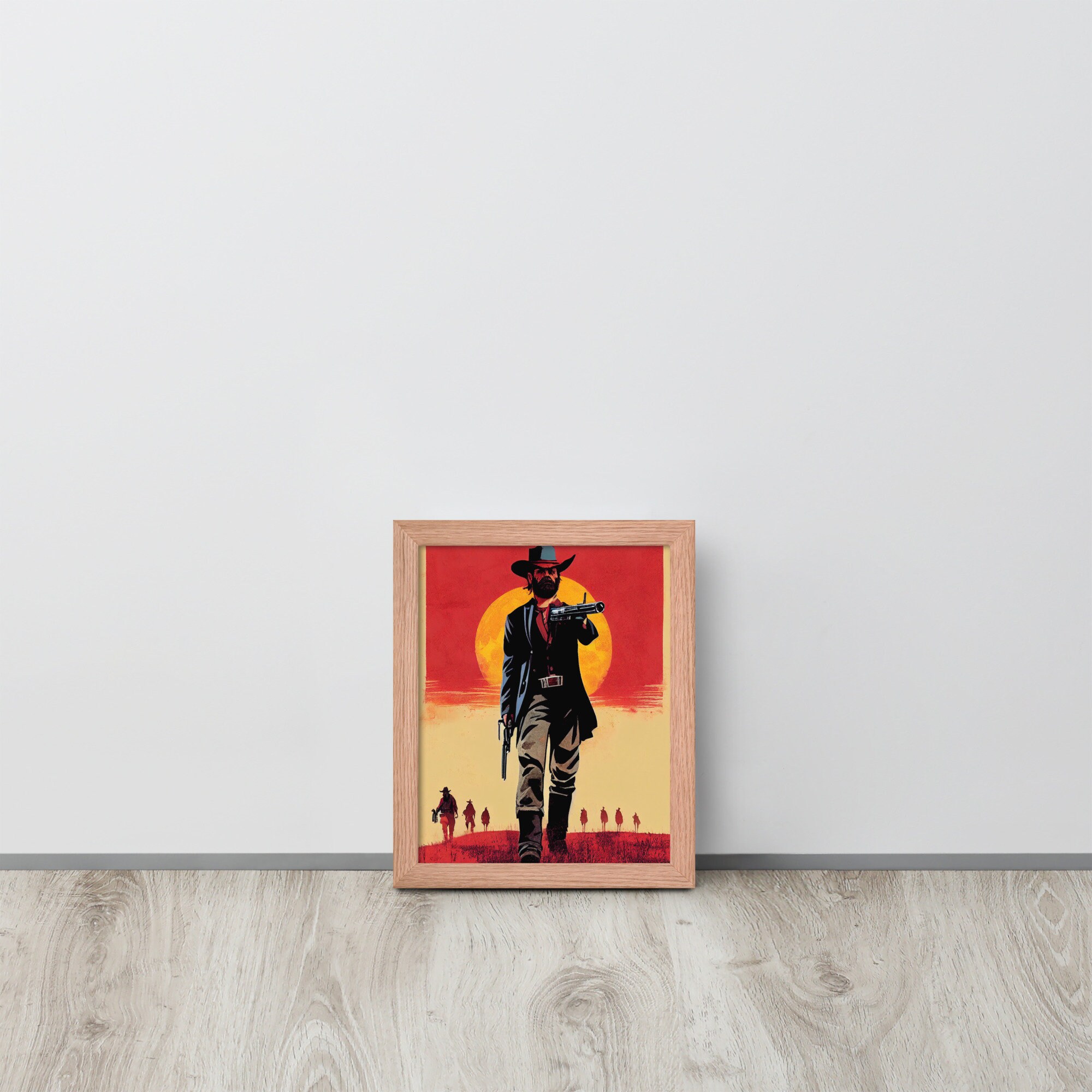 RDR2 Framed Framed Video Game Poster Print Desk Art Home - Etsy