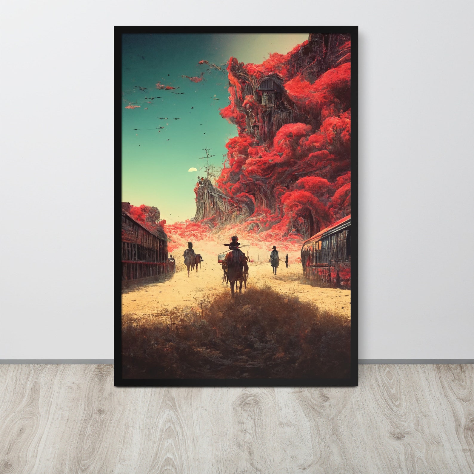 RDR2 Framed Framed Video Game Poster Print Desk Art Home - Etsy